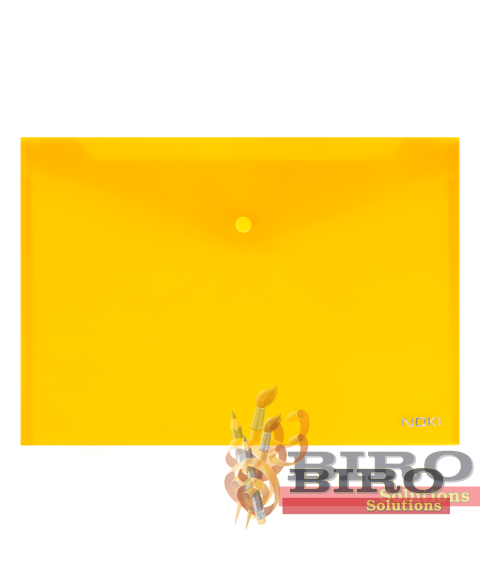 Birosolutions - Mapa plic din plastic cu buton A4 NOKI, 140 mkr