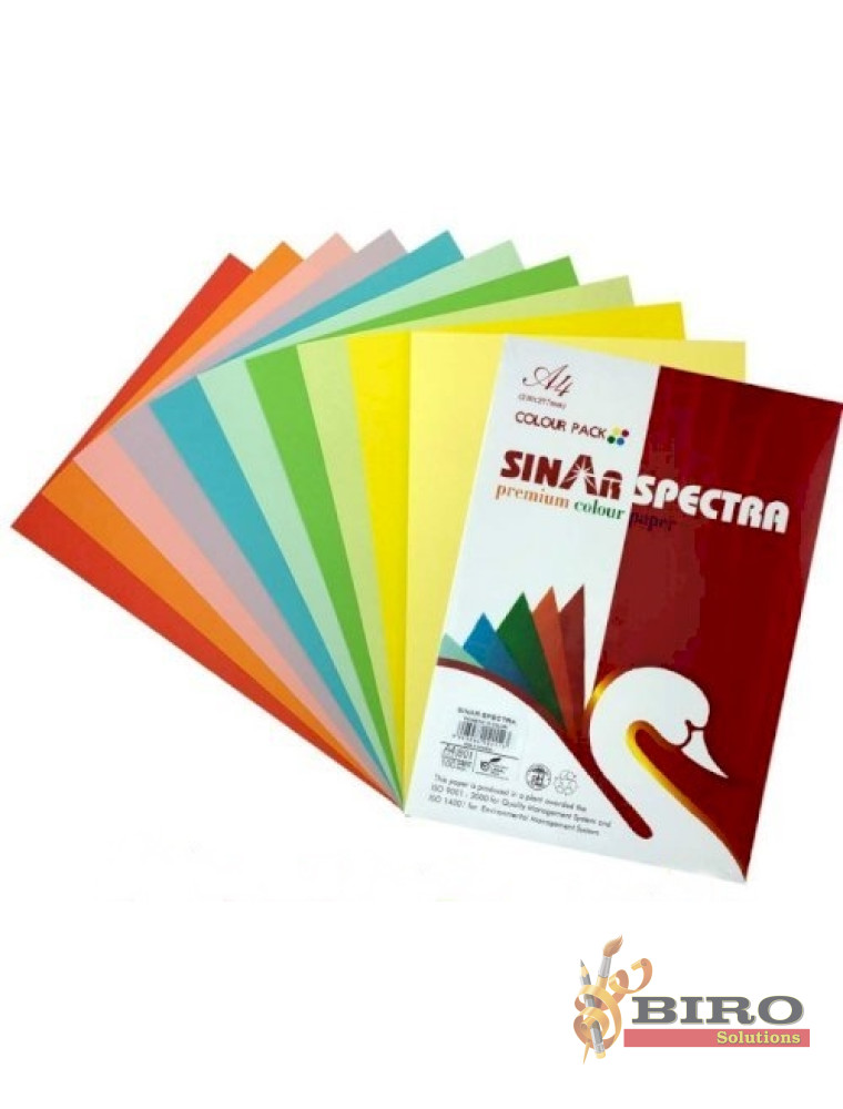 Hârtie colorată A4 – 100 foi – 10 culori – ideală pentru craft și școală