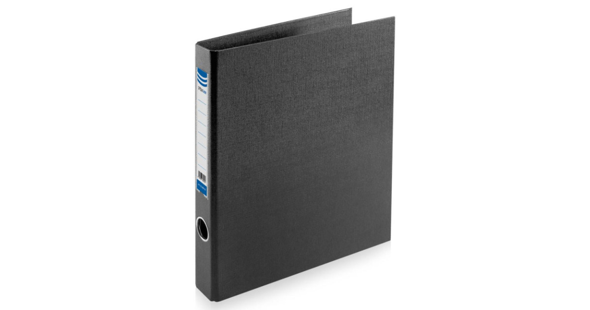 Birosolutions - Mapă PVC cu 2 inele, A4/2D/35mm, negru, OfficeLine