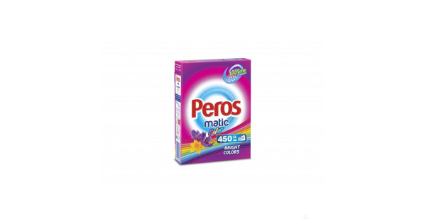 Birosolutions - Detergent praf automat Peros, 450 gr, cutie din carton