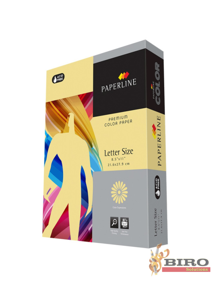 Birosolutions - Hîrtie colorată A4 Paperline CANARY, 80 gr/m2, 500 foi ...