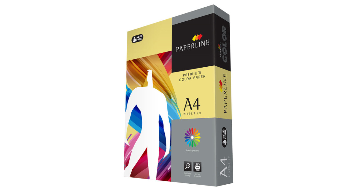Birosolutions - Hîrtie colorată A4 Paperline YELLOW, 80 gr/m2, 500 foi ...